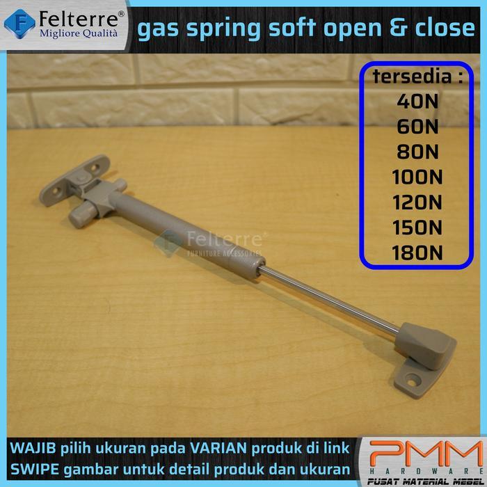 Jual GAS SPRING-SOFT OPEN&CLOSE FELTERRE PINTU KITCHEN HIDROLIK JOK ...