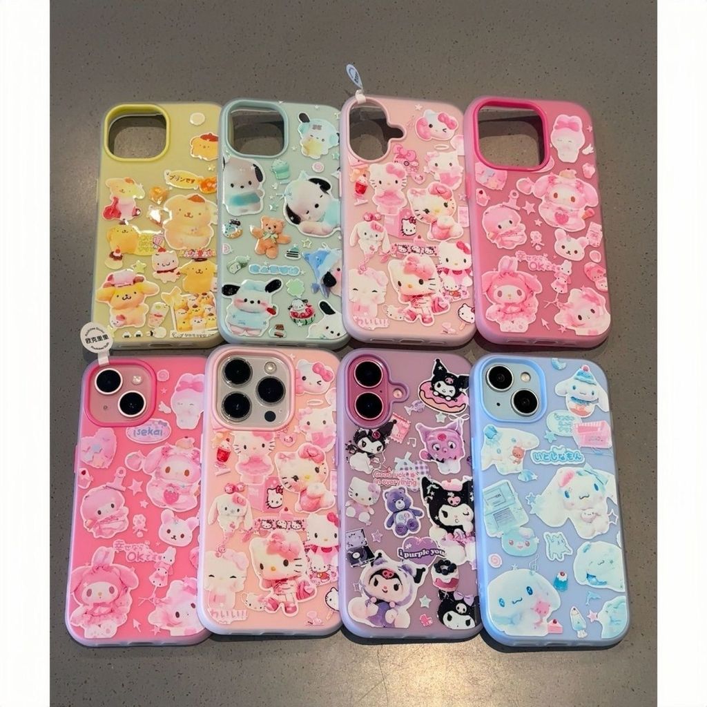 Jual 2 In 1 Sanrio Casing Samsung A07 A17 A06 A16 A56 A05S A26 5G A15 A36 A55 A35 Casing ...