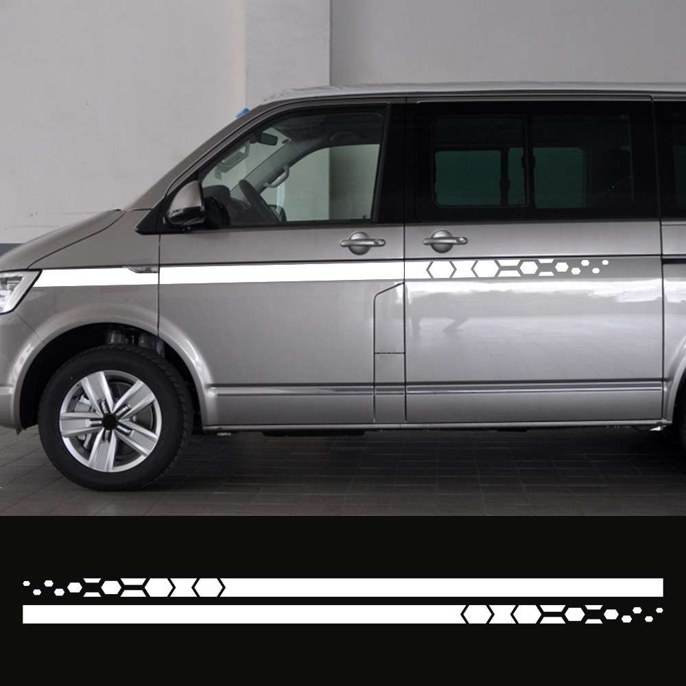 Jual Car Styling Stripes Side Graphics Waistline Vinyl Decals Stickers ...