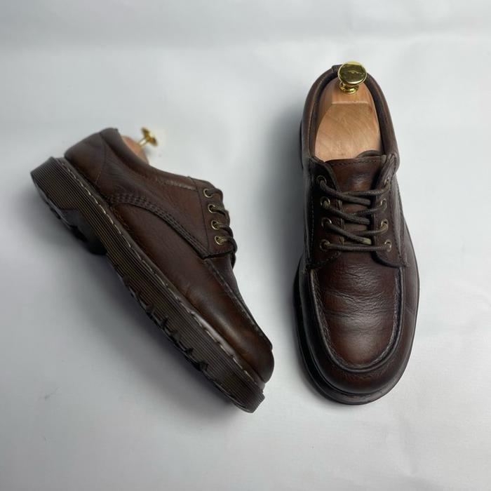 Jual DR MARTENS DOCMART BRETT DARK BROWN LEATHER | Shopee Indonesia