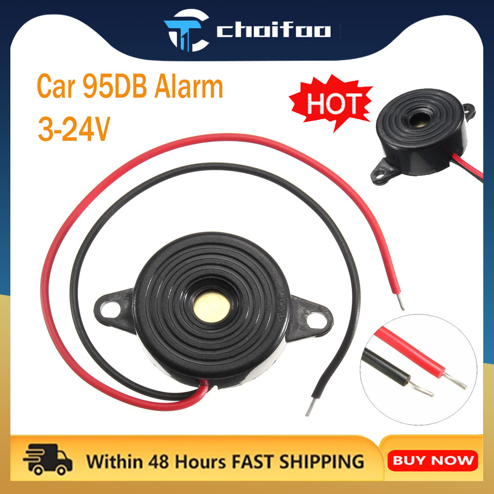 Jual Car 95Db Alarm High-Decibel Dc 3-24V 12V Electronic Buzzer Beep ...