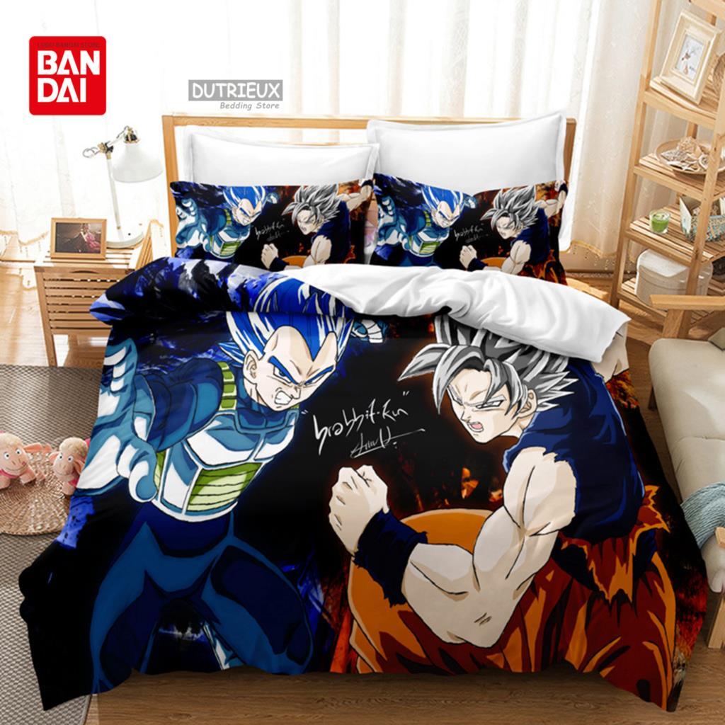 Jual Dragon Ball Animation Goku Duvet Cover Pillowcase Anime Bedding ...