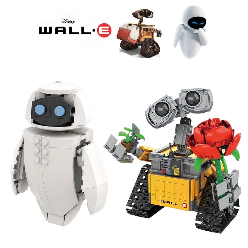Jual Disney Wall-E&Eve Building Blocks Disney Wall-E Figure Blocks ...