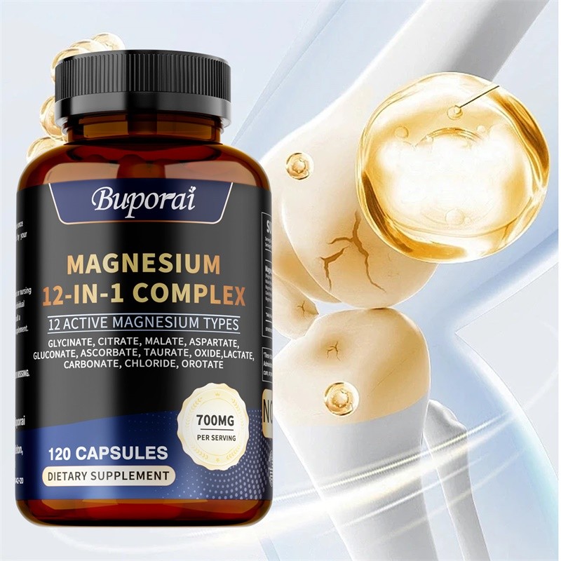 Jual Magnesium Complex Capsules - Bone & Heart Health Supplement ...