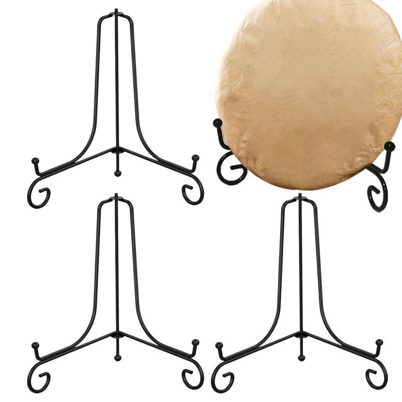Jual Plate Stands For Display Set Of 4 Metal Plate Display Stands 5 ...