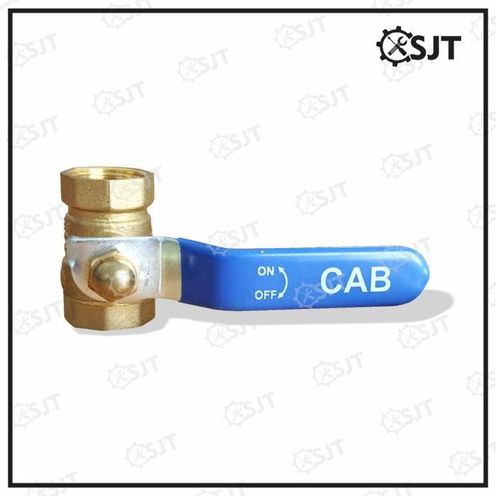 Jual Stop Kran Ball Valve Kuningan 1/2 3/4 Inch - Sinar Jaya Tools | Shopee Indonesia