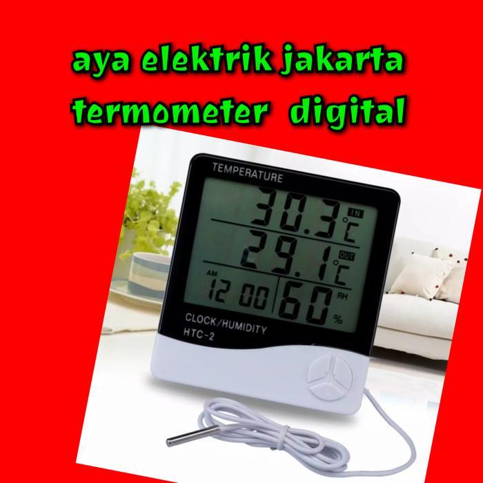 Jual a14c- Termometer Digital Hygrometer Htc 2 - Alat Ukur Suhu Ruangan ...