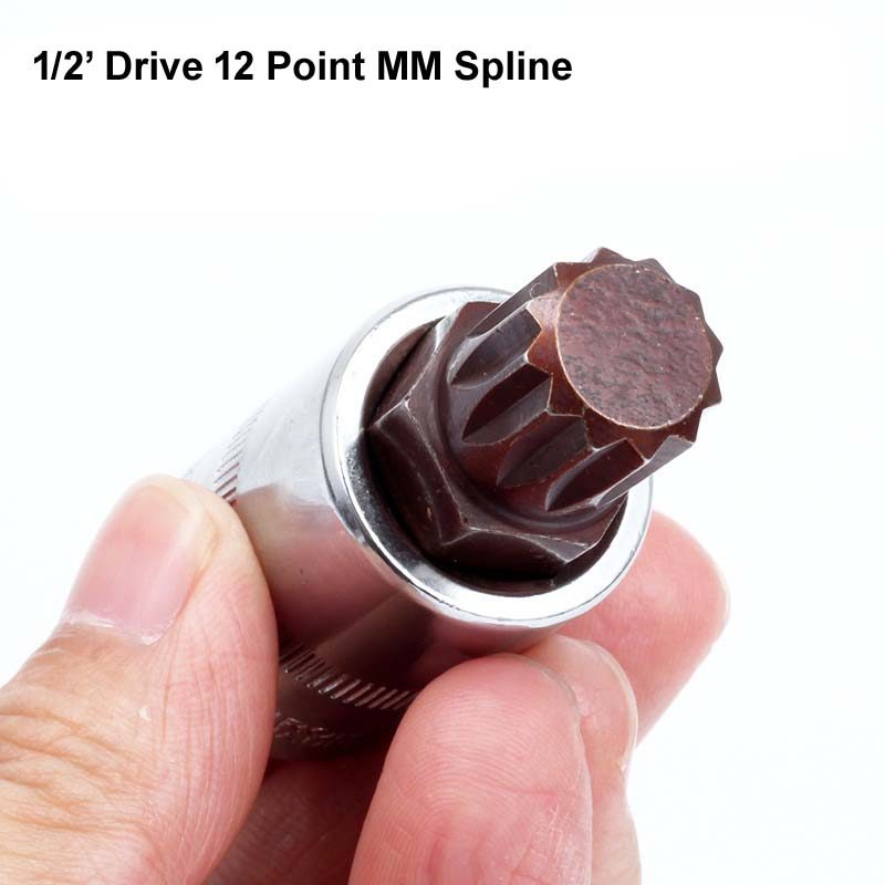 Jual 1PCS 1/2" Drive S2 Alloy Torx Screwdriver Bits Set 12 Point MM ...