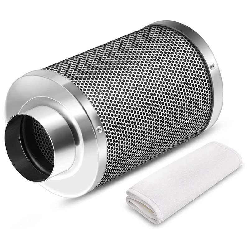 Jual Pum-4 Inch Air Carbon Filter Odor Control, Reversible Flange, Pre ...