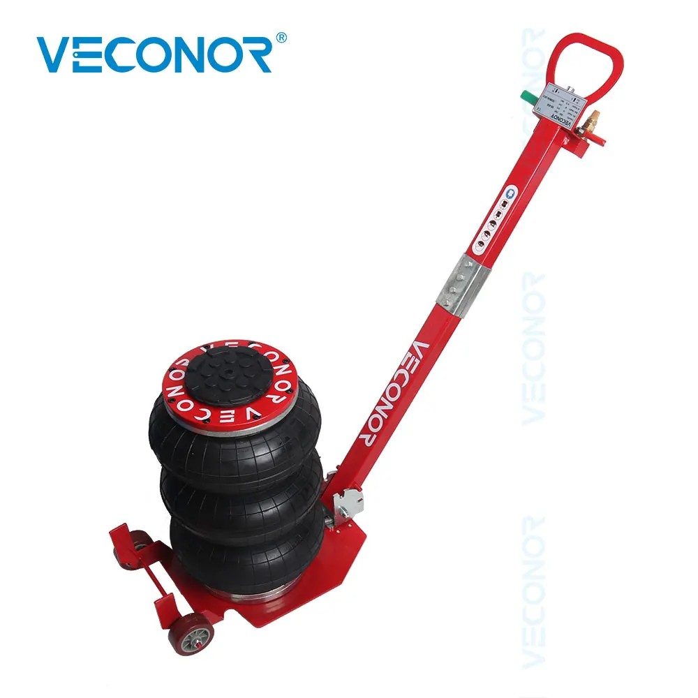 Jual 3Tons Pneumatic Car Jack Portable Lifting Equipment Triple Stage ...