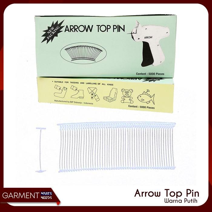 Jual New Arrow Top Pin Tag Pin Isi Refill Tag Gun PUTIH | Shopee Indonesia