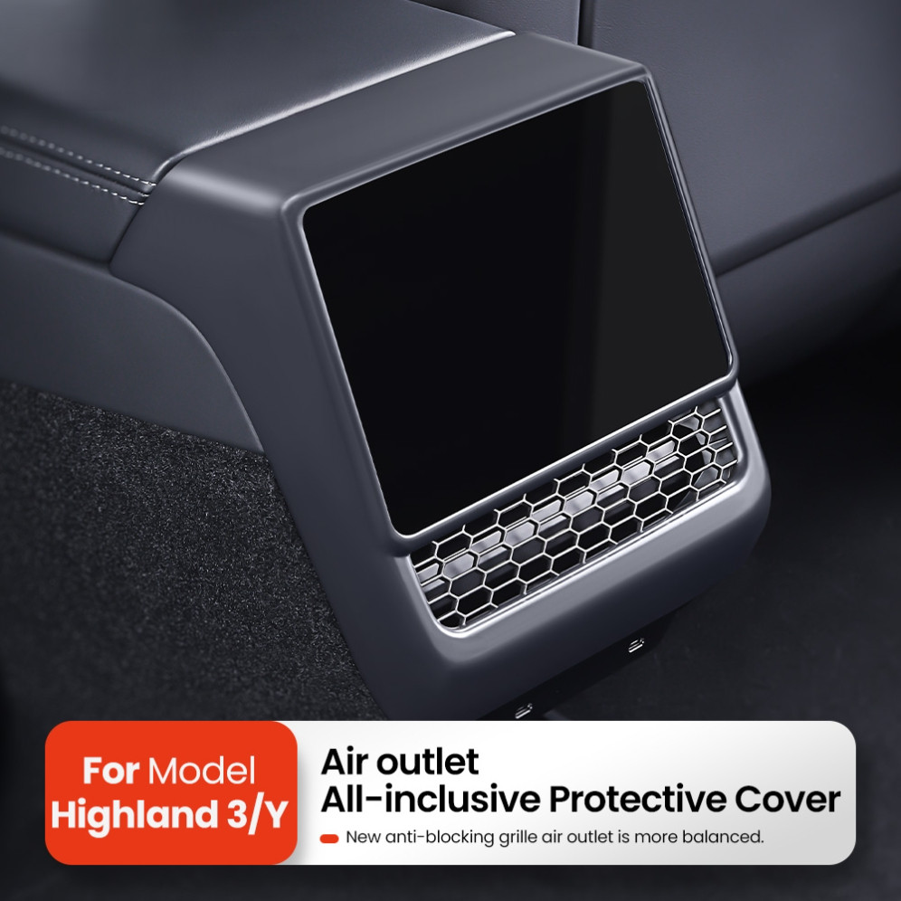 Jual For Tesla Model 3 Y Highland Juniper Rear Center Console Air Vent ...