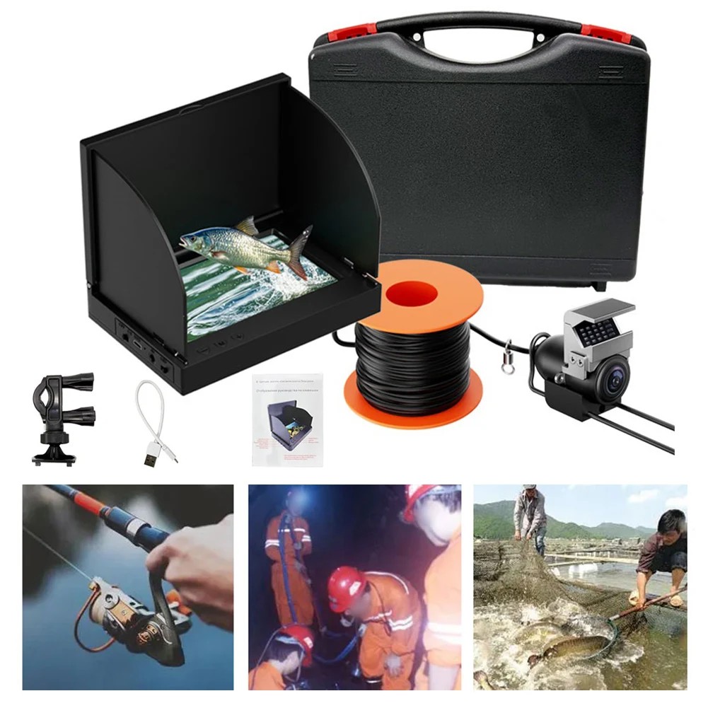 Jual 5.0Inch For Ultra Clear screen Fish Finder Underwater Fishing ...