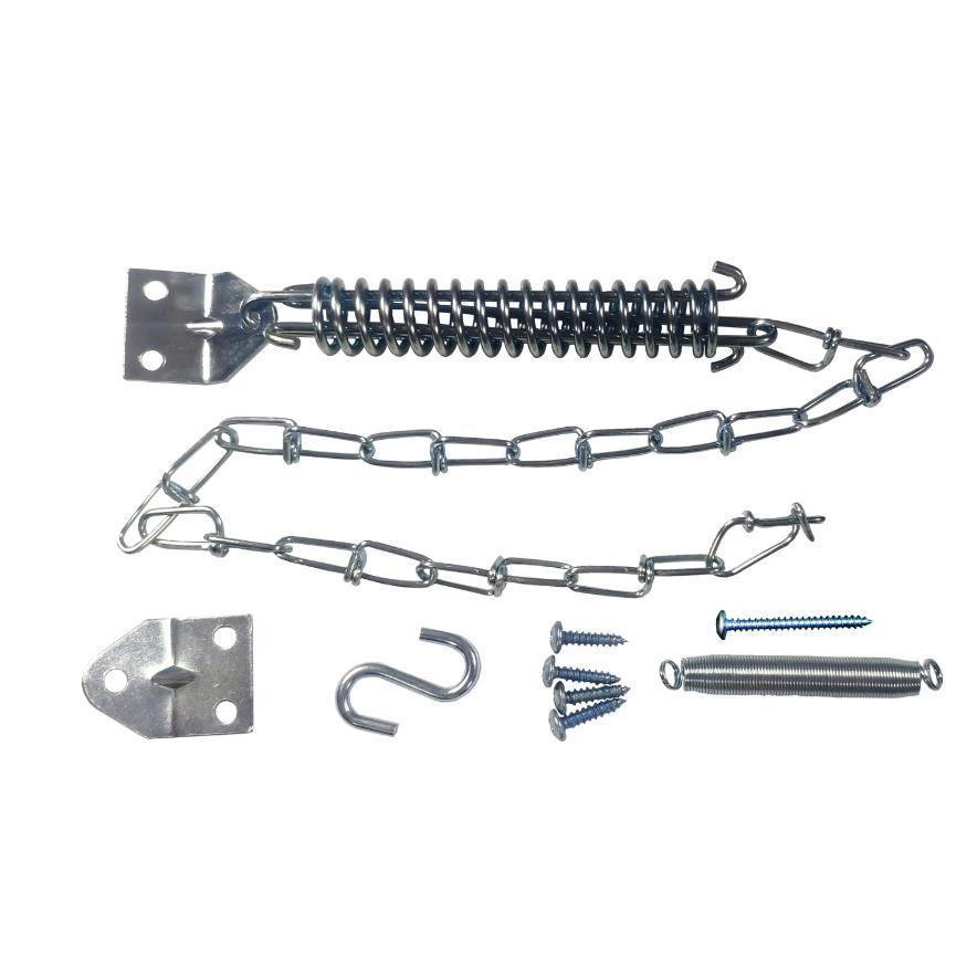 Jual Heavy Duty Steel Anti-Theft Door Chain Lock Windproof Screen Storm ...