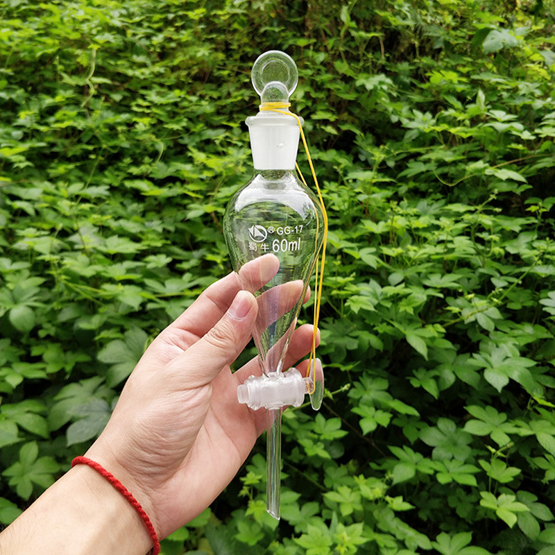 Jual Shuniu Separatory Funnel Pear Shape, With Ground-In Glass Stopper ...