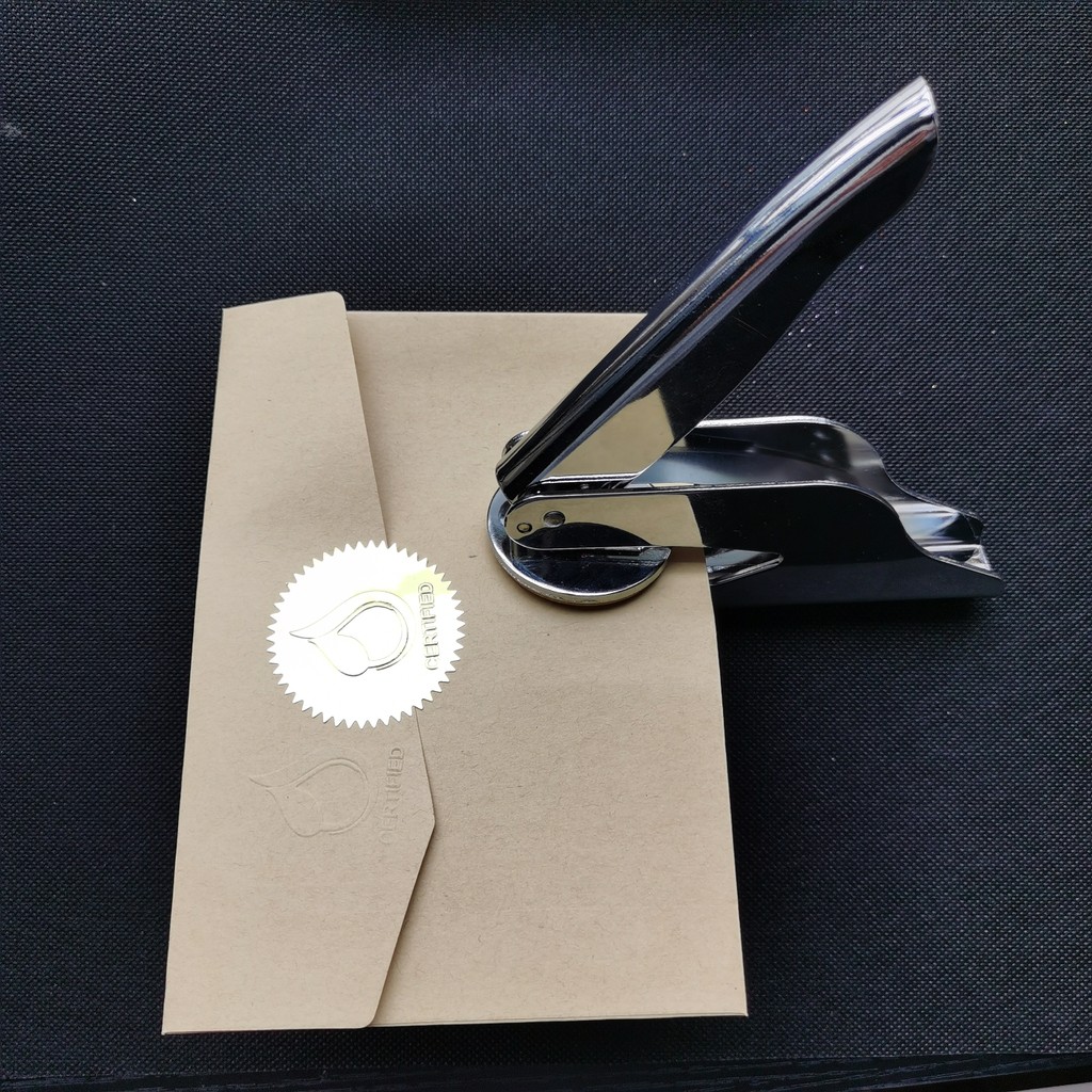 Jual Customized Embossing stamp personal logo,Personalized Embosser ...