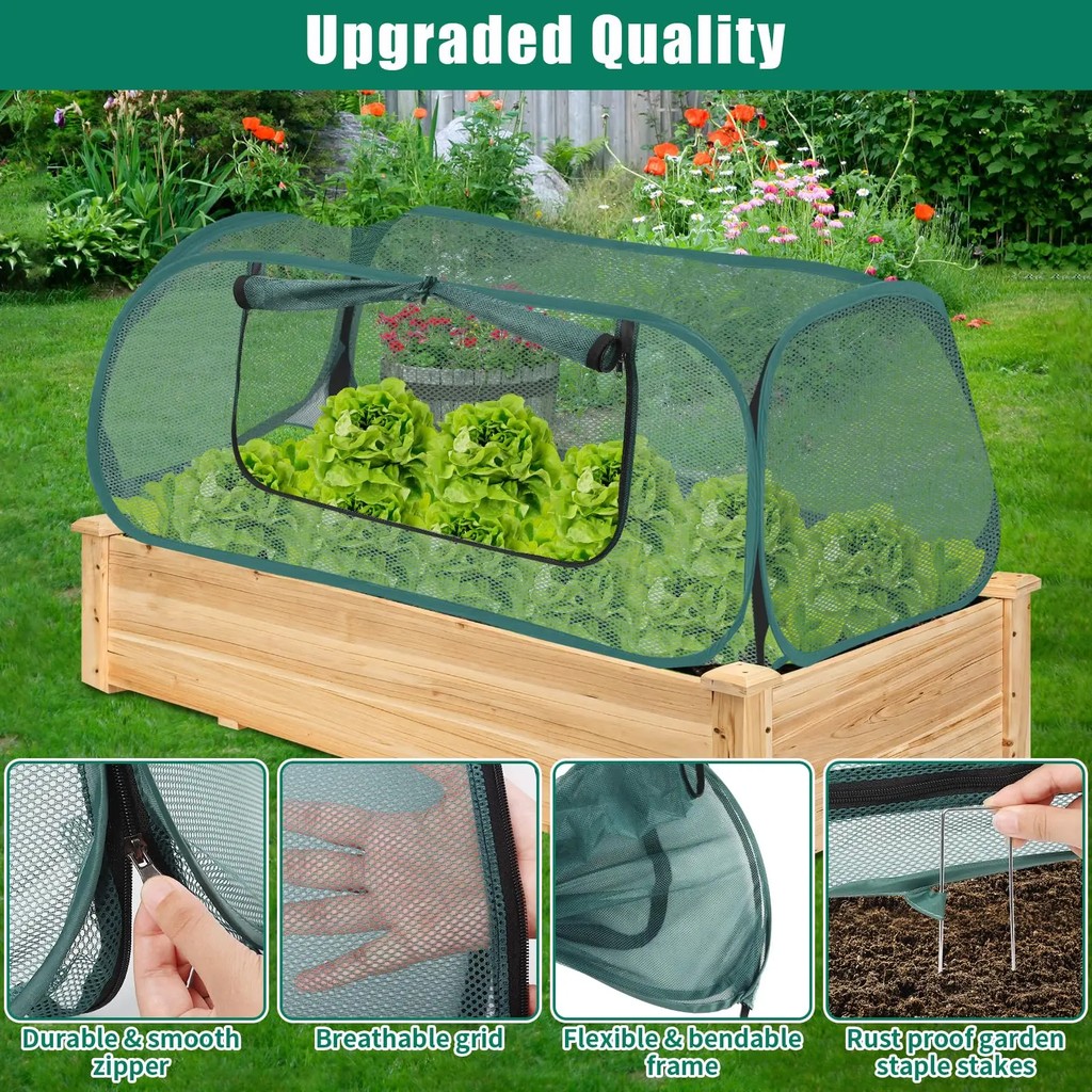 Jual Net Cage Guard Vegetables, Seedlings Herbs Bed Vegetables Large ...