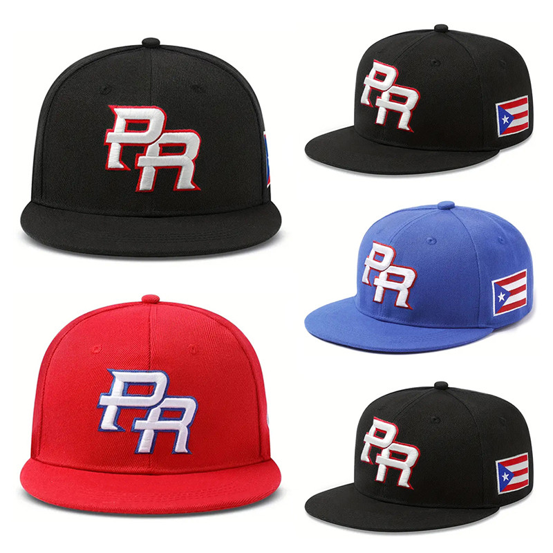 Jual 2025 Fashion and Creative New Flat Edge Hat PR Puerto Rico Side ...