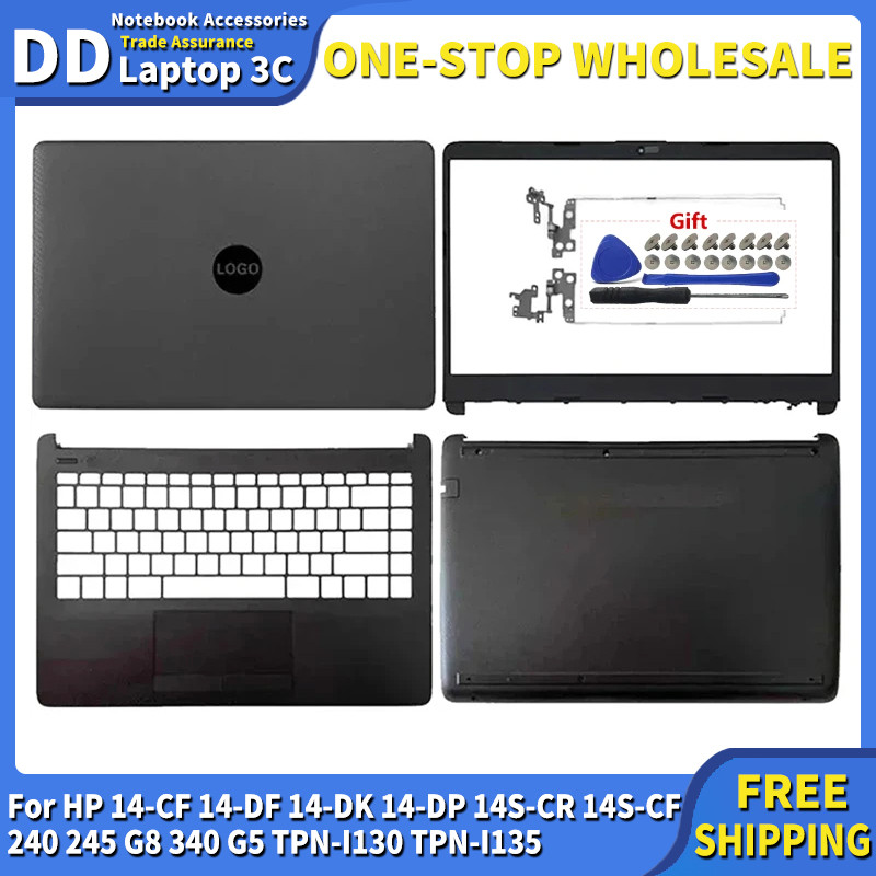 Jual Laptop LCD Back Cover/Bezel/Palmrest/Bottom Case For HP 14-CF 14 ...