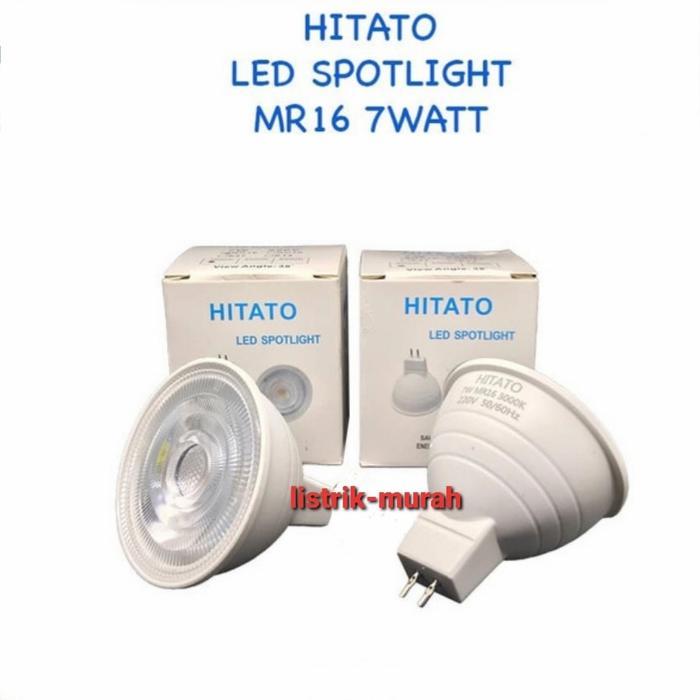 Jual New Hitato Lampu Sorot LED 7w 7watt 7 w watt MR16 220v 220vac 220 ...