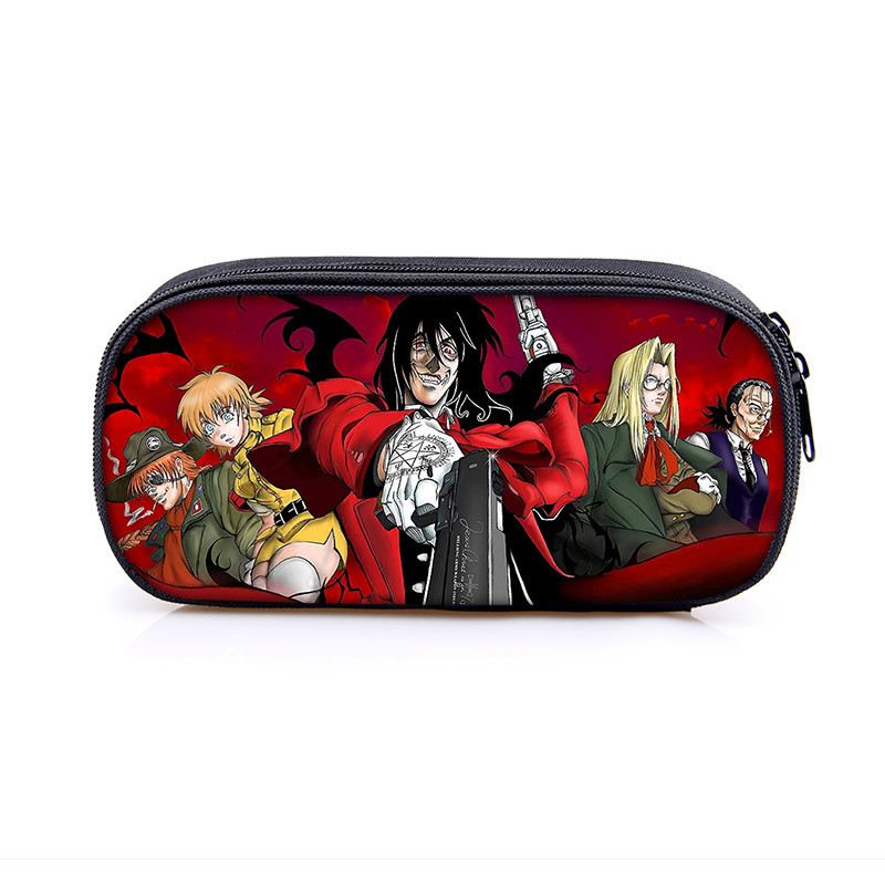 Jual Anime Hellsing Ultimate Alucard Print Pencil Bag Horror Vampire ...