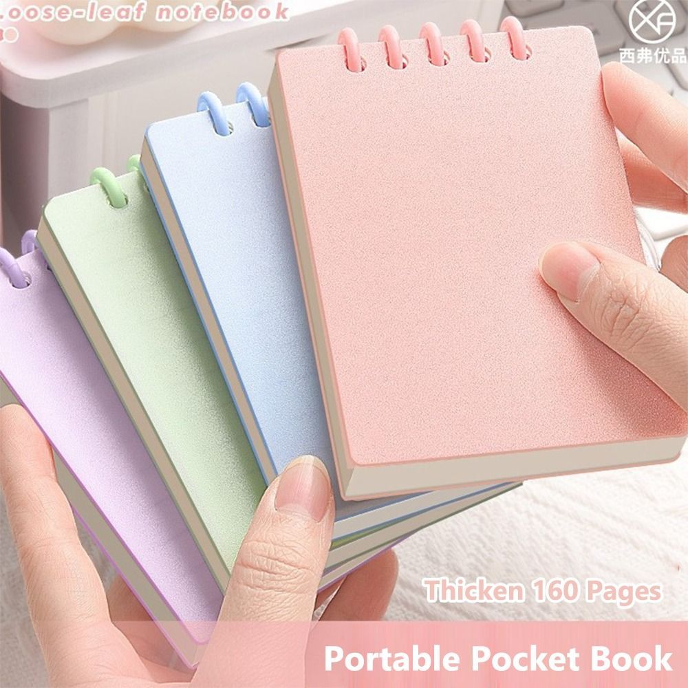 Jual Cute Mini Notebooks A7 Pocket Notebook Small Memo Pad Loose-leaf ...