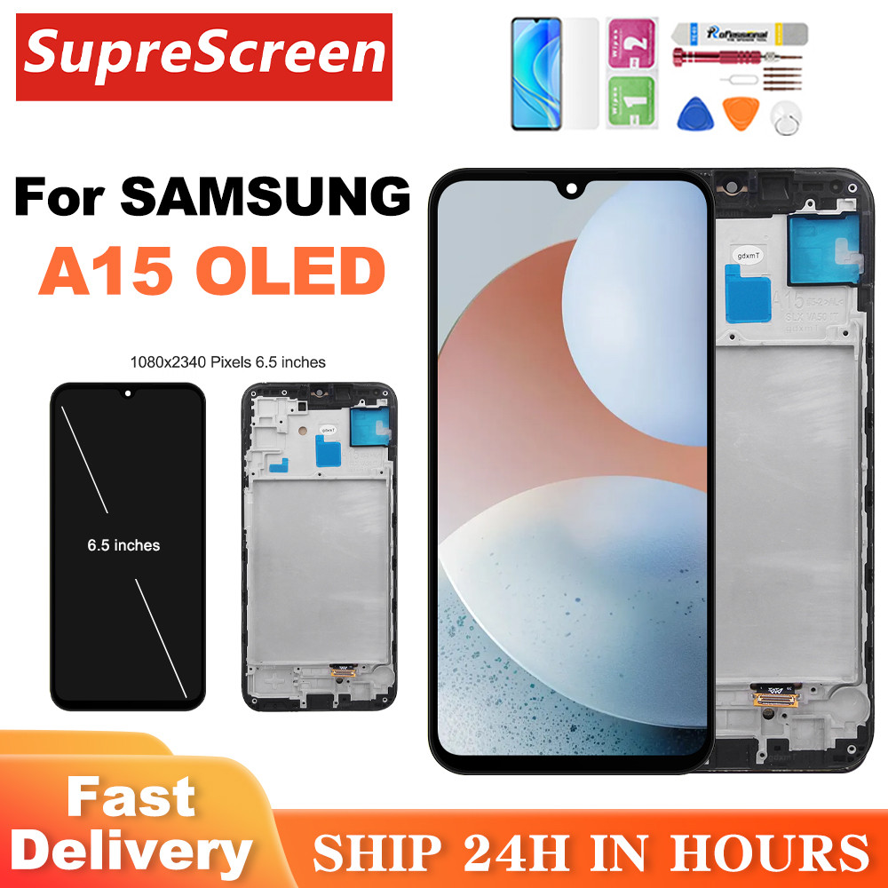 Jual OLED For Samsung A15 A155F A155M LCD Display Touch Screen ...