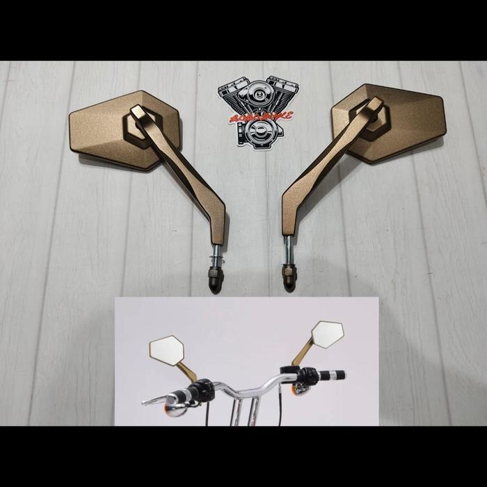 Jual Spion harley model performance bagger & club style golden brown ...
