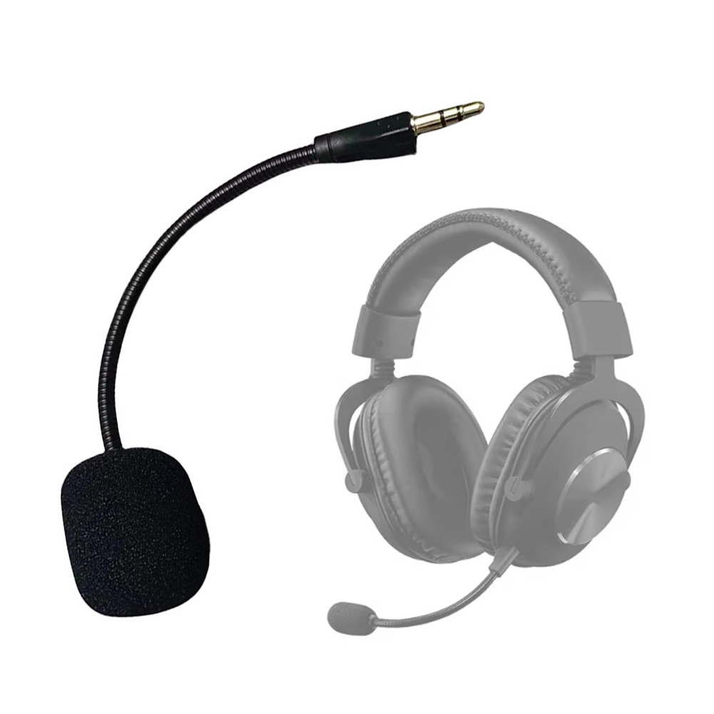 Jual Replacement 3.5Mm Microphone Game Mic Bendable Game Microphone ...