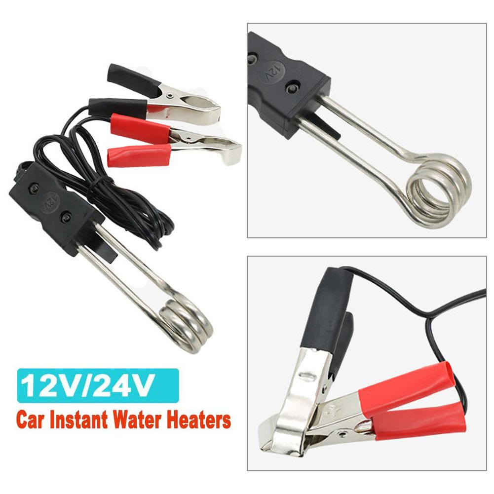 Jual Portable 12V/24V Car Immersion Heater Battery Clamp For Cars Quick ...