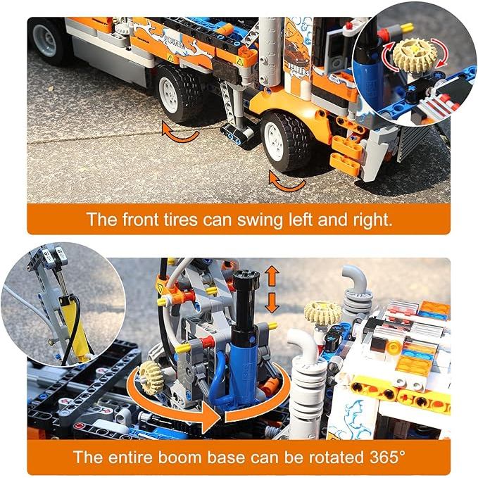 Jual Mould King Concrete Pump Truck Building | Shopee Indonesia