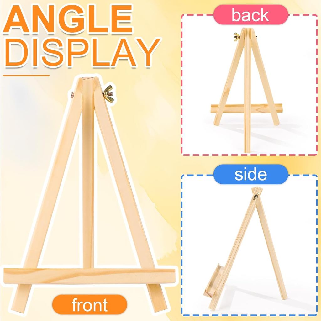 Jual Wedding Photo Gallery Display Easels, Mini Small Wooden Tabletop ...
