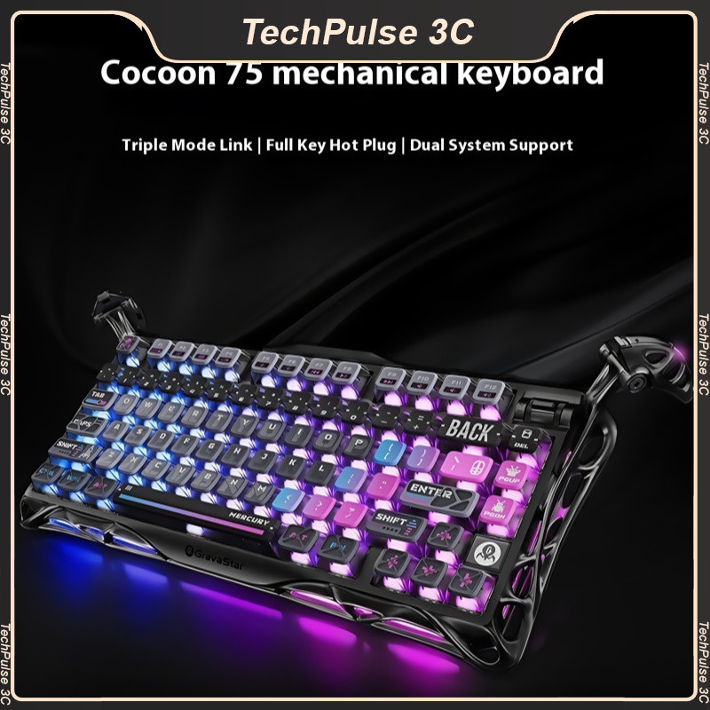 Jual GravaStar 75k1pro Esports Gaming Mechanical Keyboard 79 Key ...
