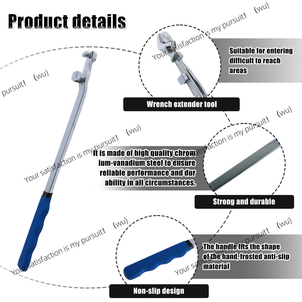 Jual Wrench Extender Toolbar, 15-Inch Universal Torque Adapter ...
