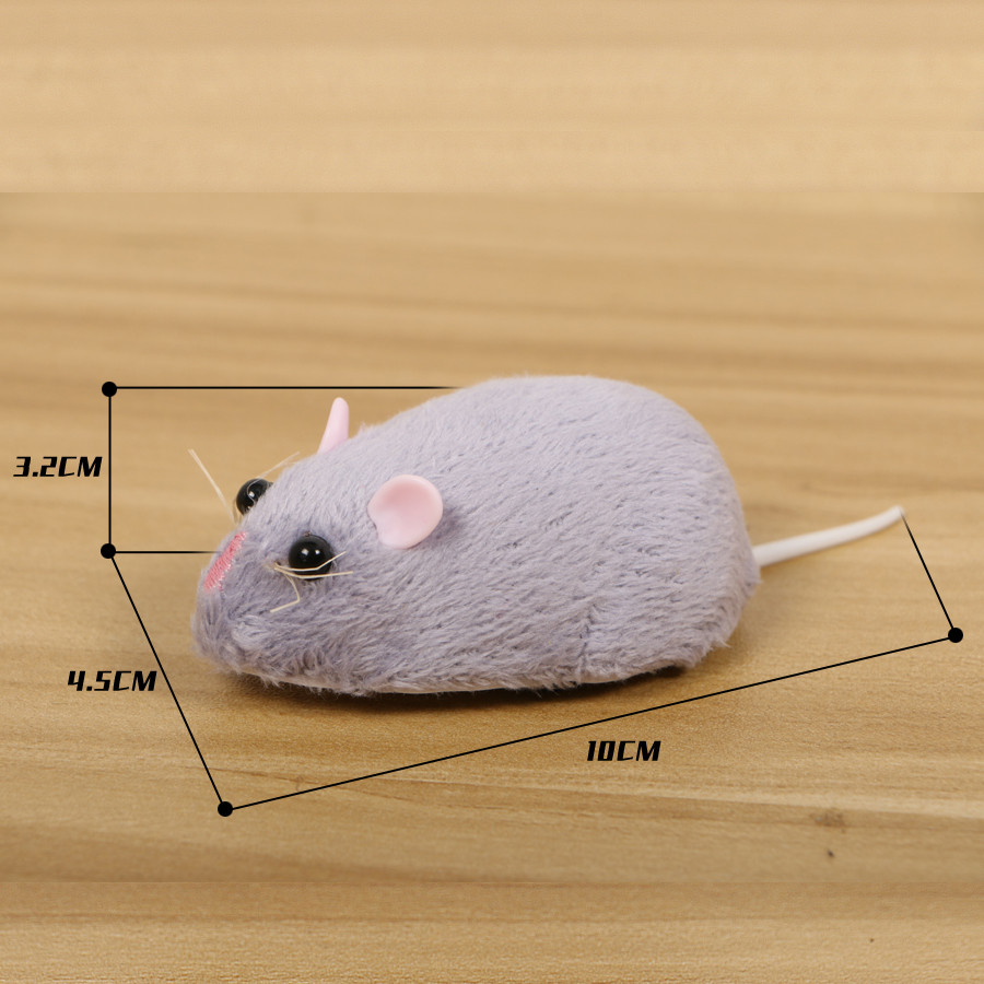 Jual Wireless Remote Control Mouse Fluffy Electronic Mouse Toys ...