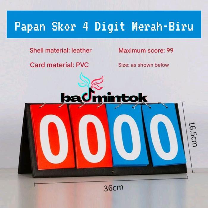 Jual SCOREBOARD PAPAN SKOR SCORE BOARD BADMINTON VOLI VOLLEY TENIS MEJA ...
