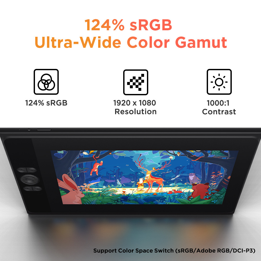 Jual Ugee UE12 Digital Graphics Tablet Pen Drawing Monitor 11.6 inch ...