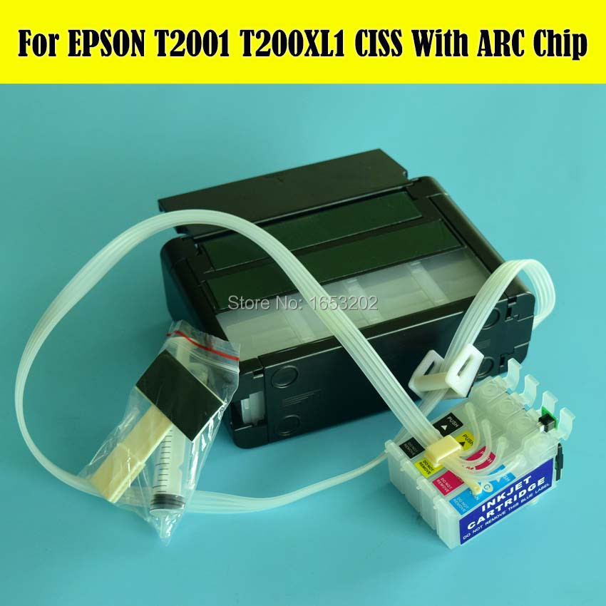 Jual 1 Set T2001 Ciss Continuous Ink Supply System For Epson T2001 ...
