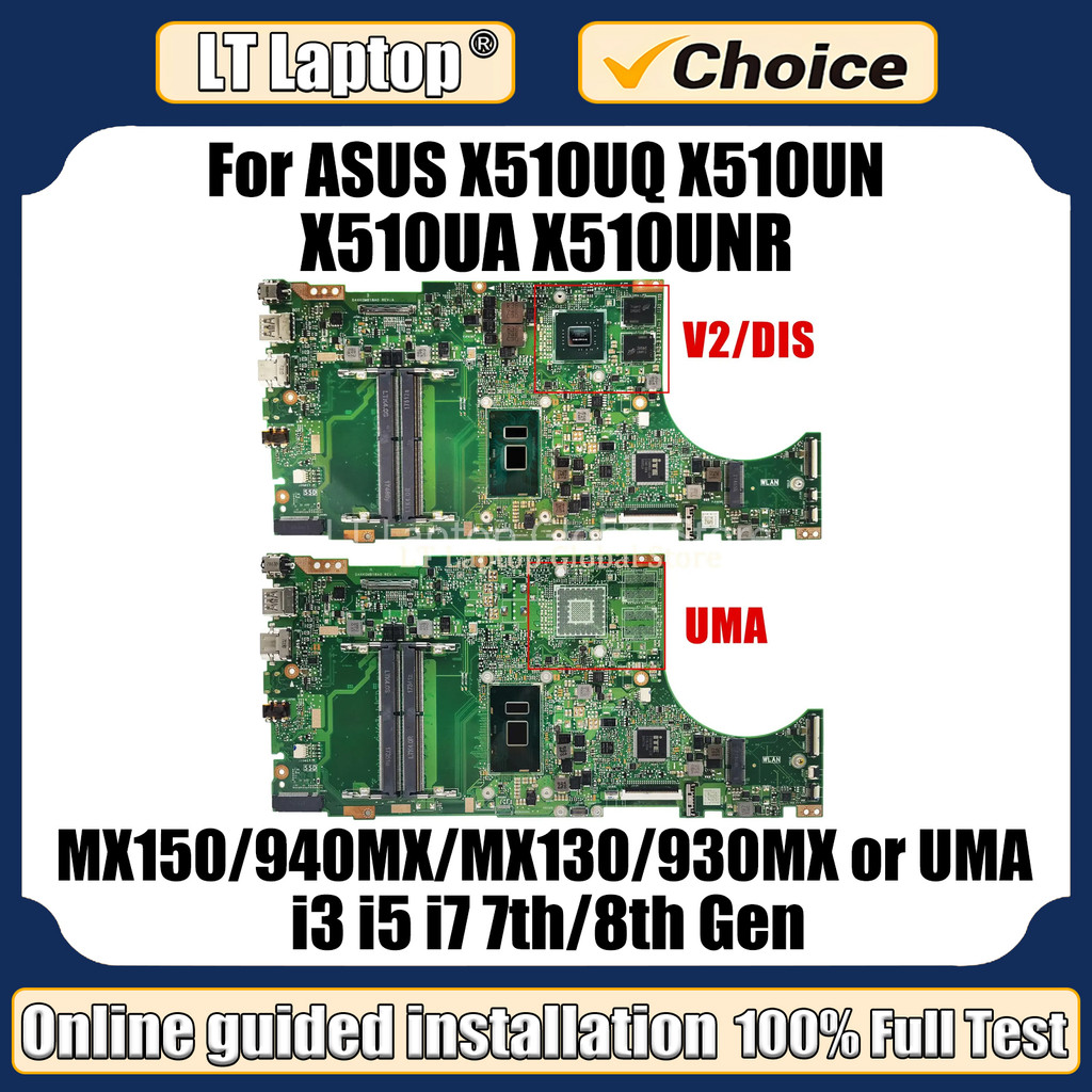 Jual LT Laptop X510UQ motherboard For ASUS X510UN X510UA X510UNR X510UF ...