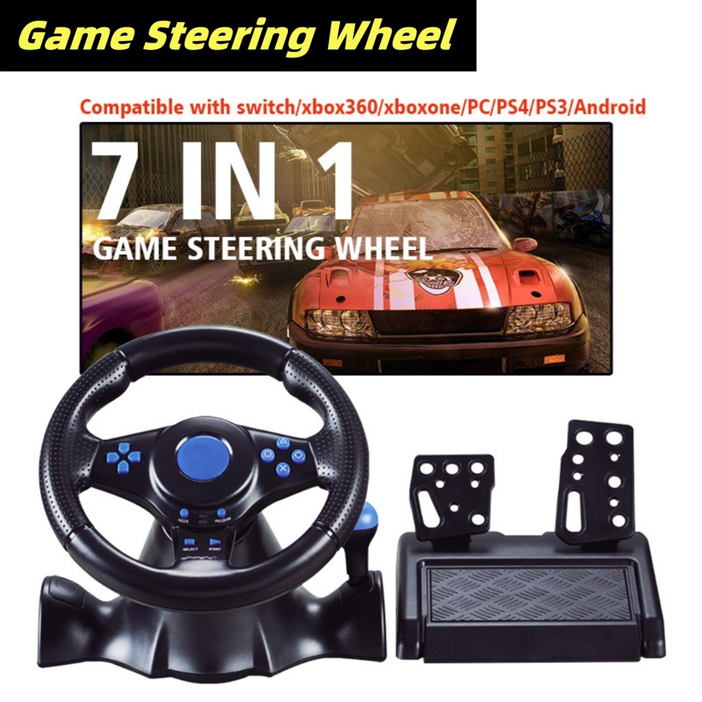 Jual Game Steering Wheel For PS3 Racing Pad 180 Degree Computer USB Car ...