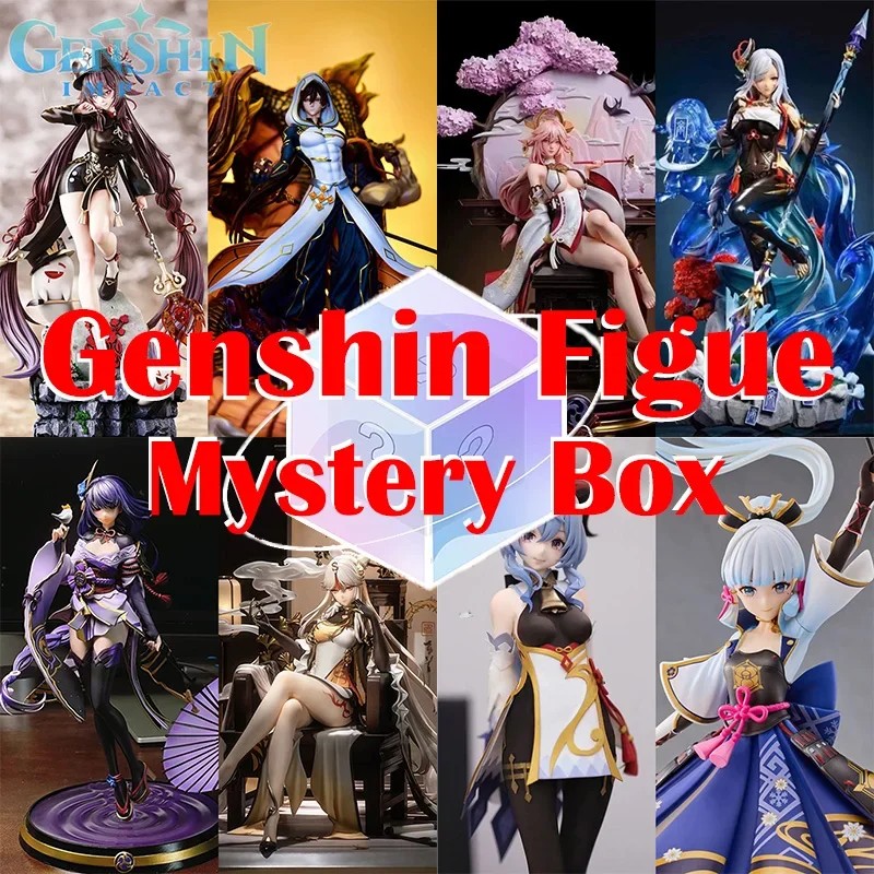 Jual Genshin Impact blind box figures collectible anime PVC model toys ...