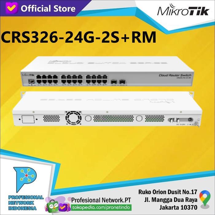 Jual zii8- Mikrotik Crs326-24G-2S+Rm Routerboard Crs326-24G-2S+Rm ...