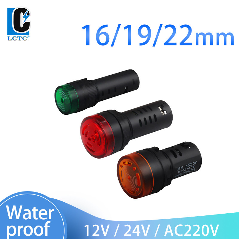 Jual PROMO AD16-22SM 16Mm 22Mm 3-6 12-24 220V Flash Signaal Led Actieve ...