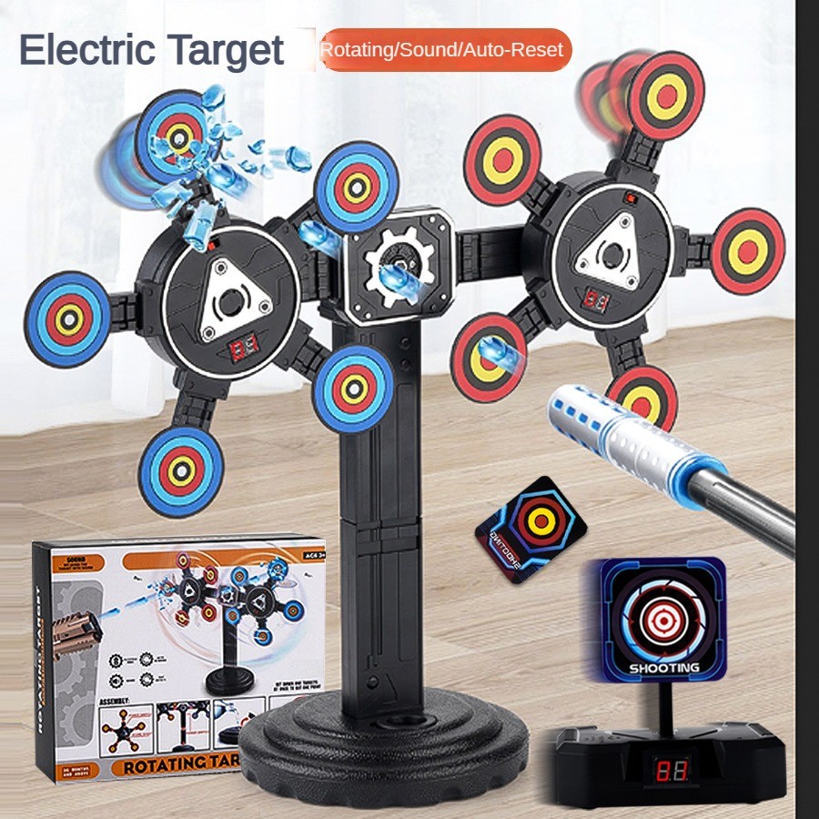 Jual Auto-Reset Electric Target For Guns Desktop games Shooting ...