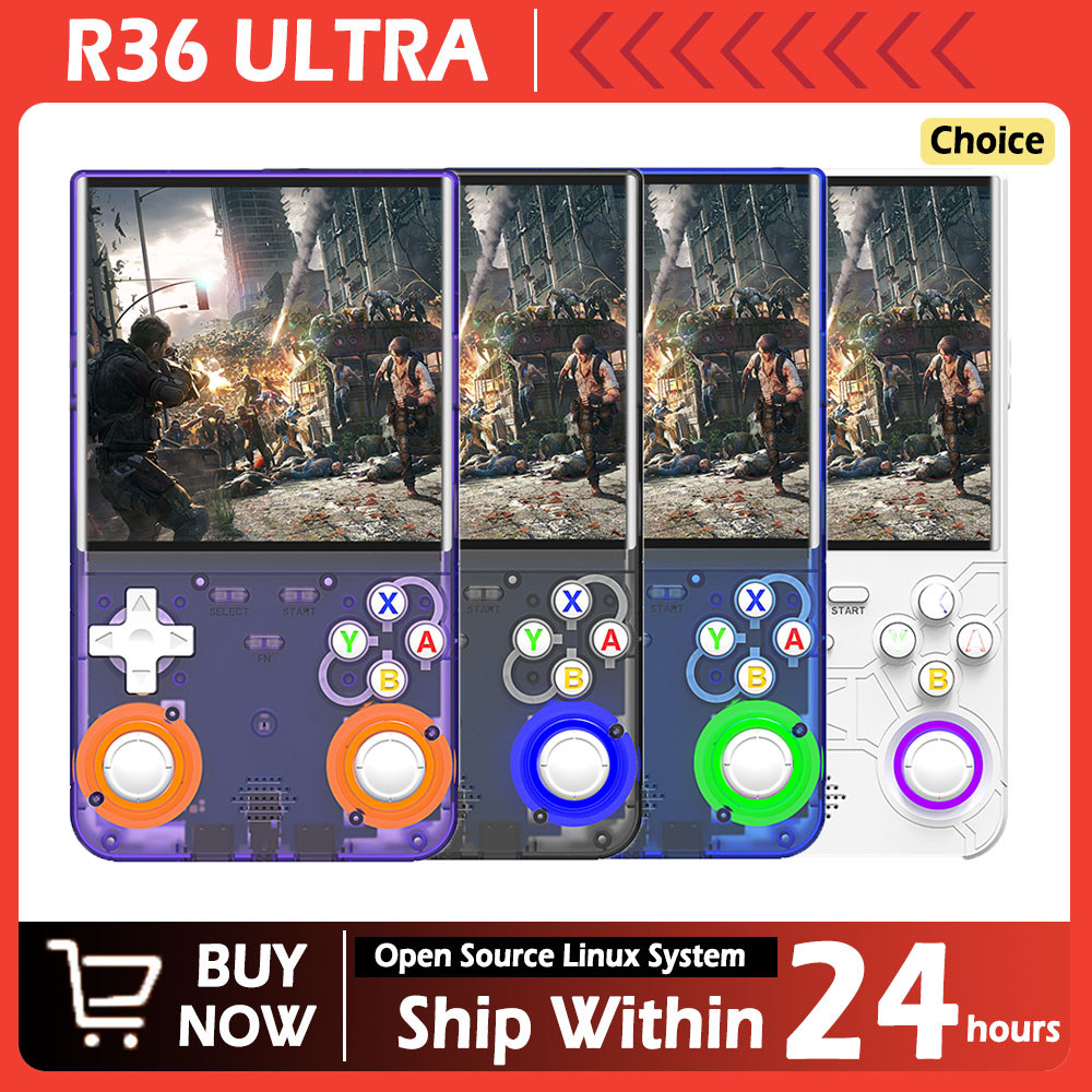 Jual R36 Ultra Console Portable Retro Game 4 IPS Screen Handheld Game ...