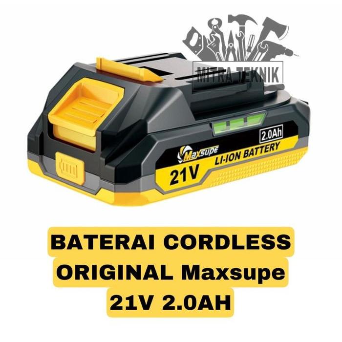 Jual kks Maxsupe Original Baterai LXT 21V 2ah 4Ah Mesin Cordless Bor ...
