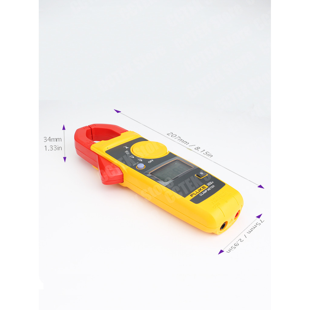 Jual FLUKE 302+ Ac Dc Current Amperometric Clamp Meter Hook Ammeter ...