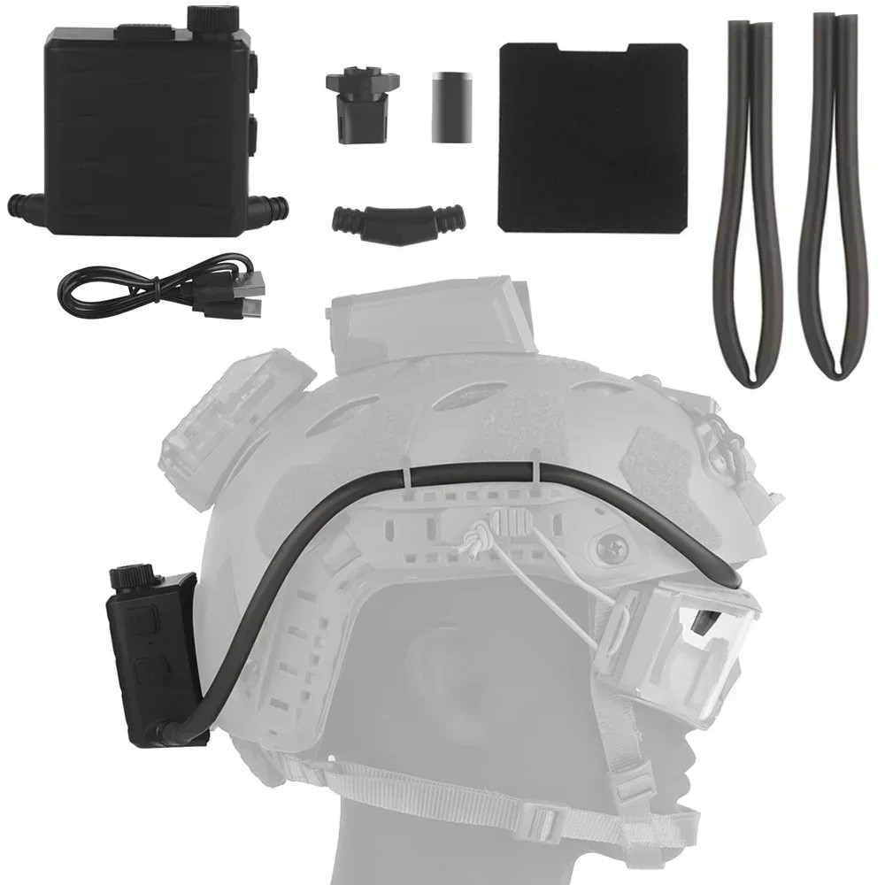 Jual Tactical Goggles Defogger Defogging Fan Anti-Fog Kit For Airsoft ...