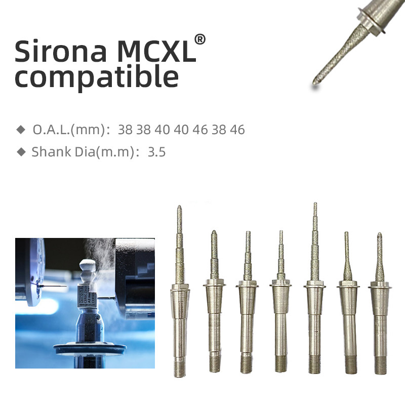 Jual Cerec MCXL Burs Dental Instrument MC XL Step Bur Cylinder Pointed ...