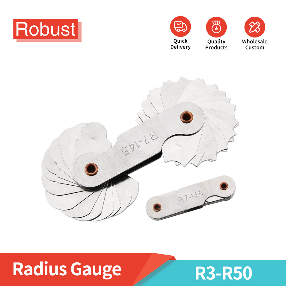 Jual R Gauge Angle Arc Ruler For Measuring Radians And Round Corners ...